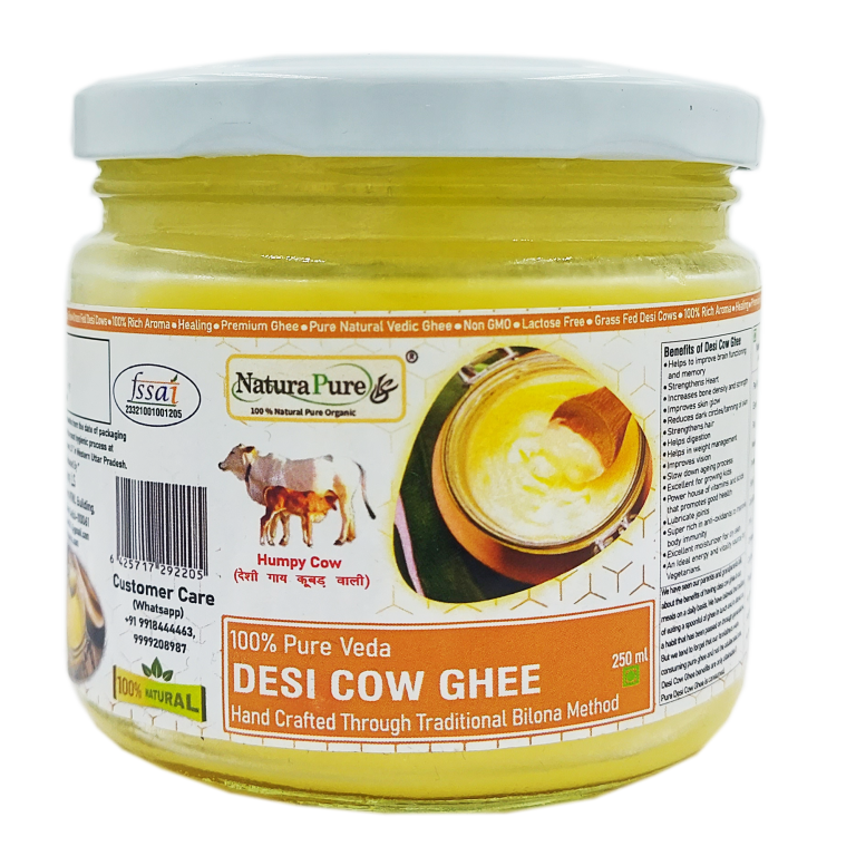 NATURAPURE LS 100 Pure A2 Desi Cow Ghee Made By Traditional Bilona naturapure-ls-100-pure-a2-desi-cow-ghee-made-by-traditional-bilona